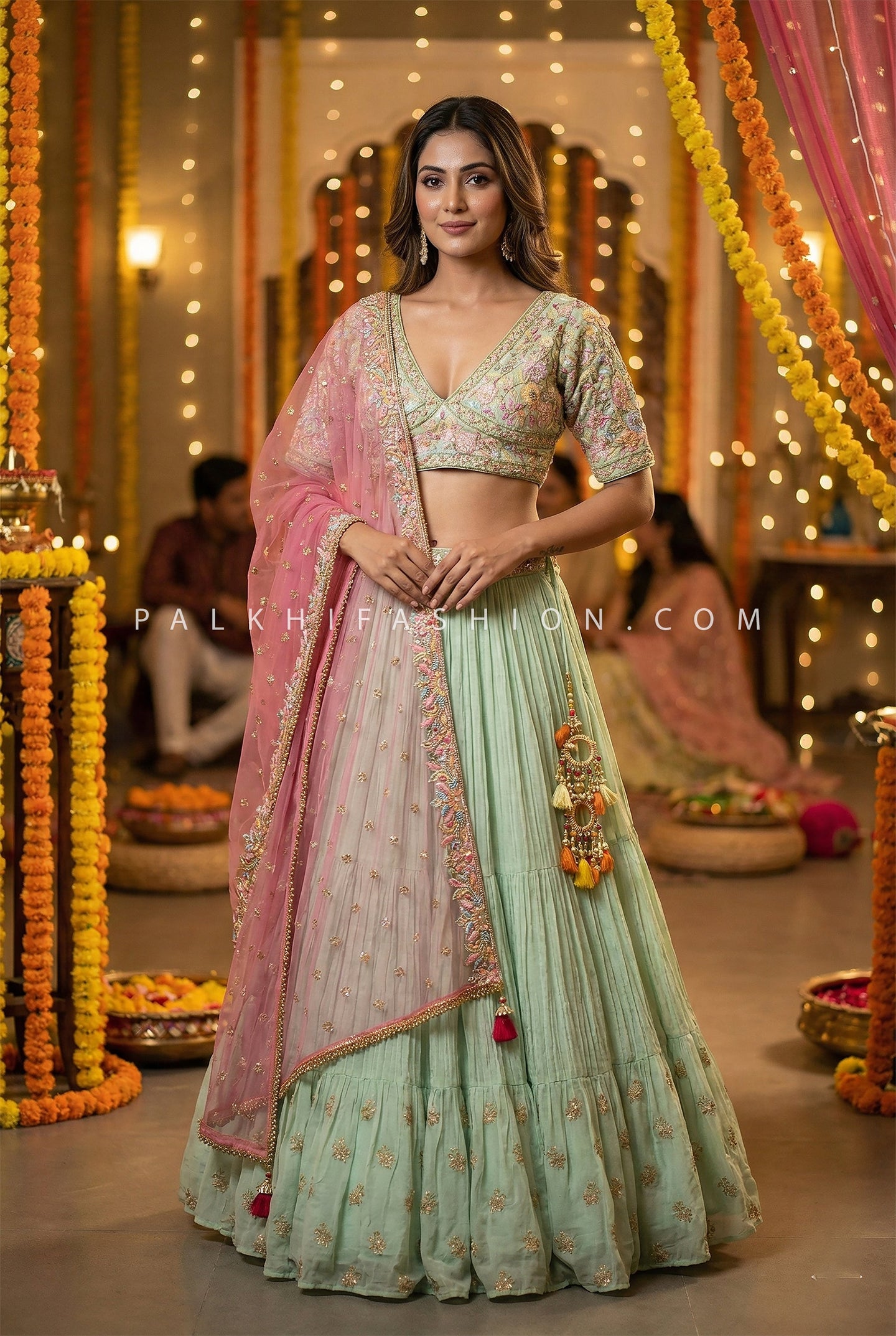 Wedding Guest Lehenga Cholis from Palkhi Fashion : Be a Showstopper