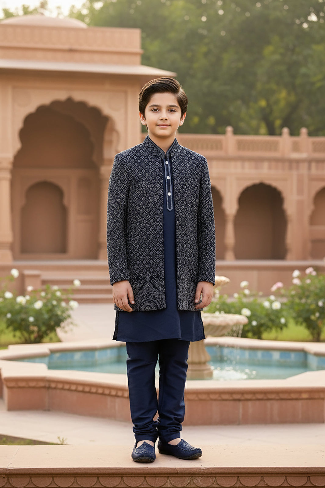 Boys Indian Clothing: Kurtas, Sherwanis & More | Palkhi Fashion